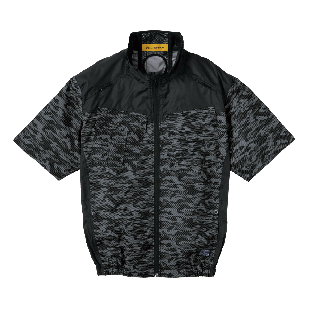 コーコス ボルトクール 日傘遮熱 半袖ブルゾン G-4040 ディアゴブラック L | SUNDAY サンデーネットショップ